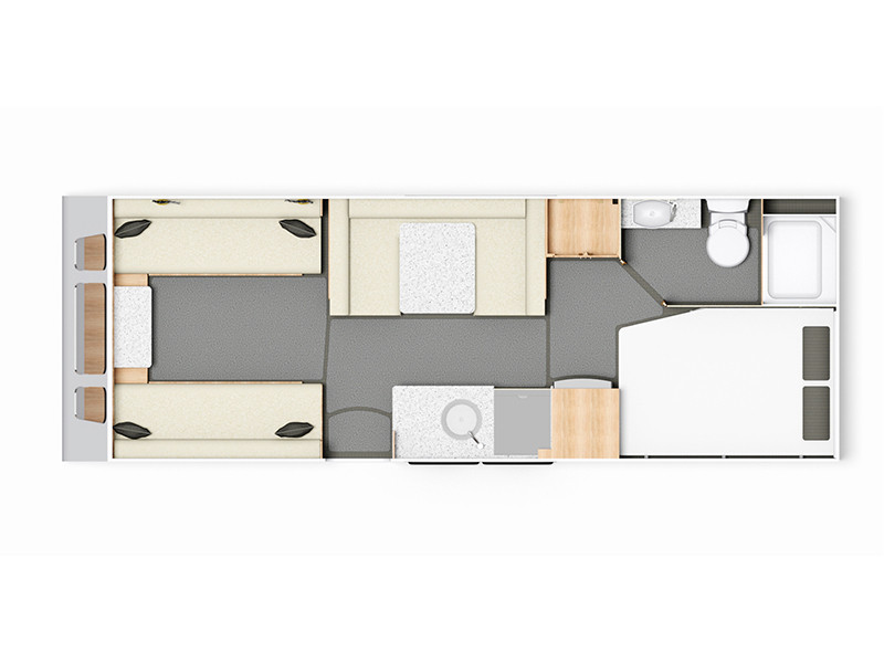 Used 2017 Elddis Avante 840 caravan