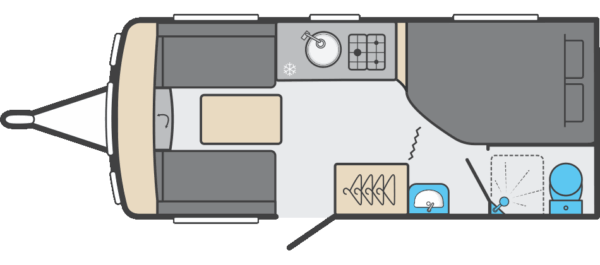 Used 2021 Swift Sprite Alpine 4 Vogue Caravan