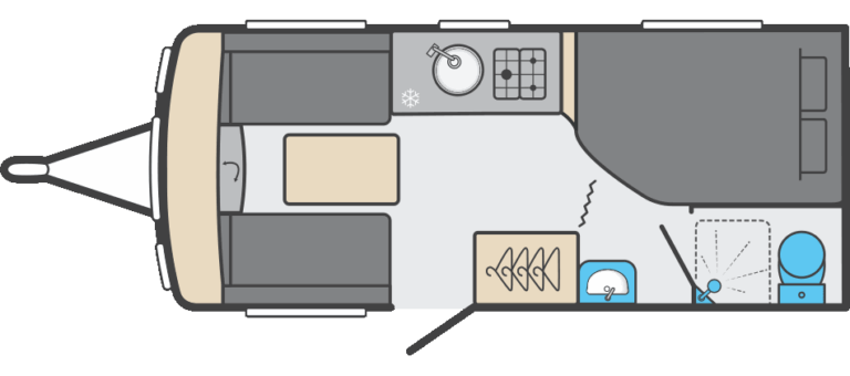 Used 2021 Swift Sprite Alpine 4 Vogue Caravan